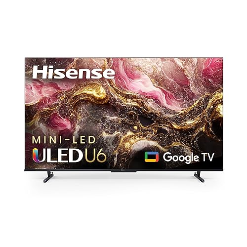 Hisense 55-Inch Class U6 Series Mini-LED ULED 4K UHD Google Smart TV ...