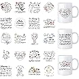 Amazon.com: AFRITEE UV DTF Decals Stickers - 20 Sheets Bible Verse Uvdtf Tumbler Wraps for 16 oz ...