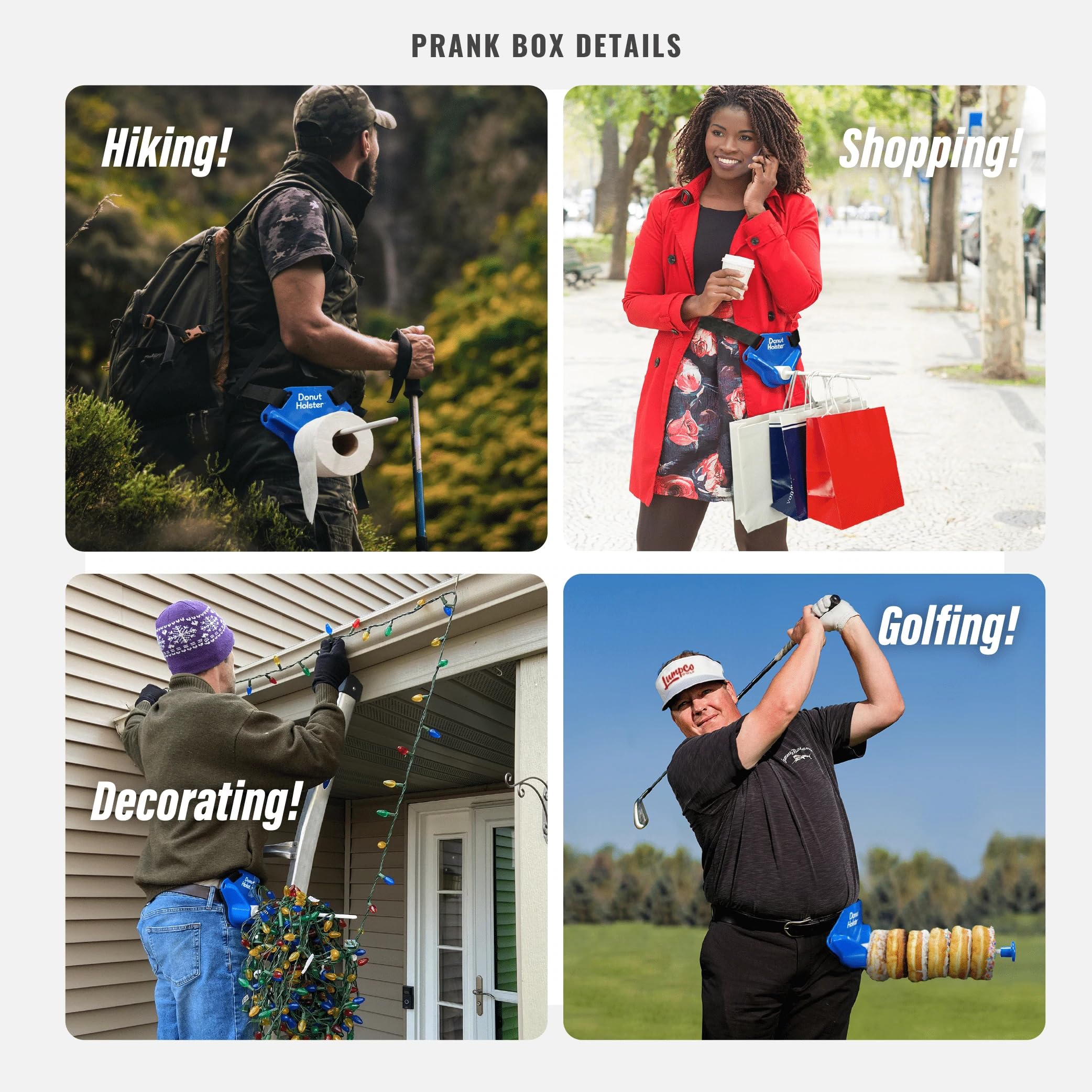 Mua Prank Pack, Donut Holster Gift Box, Wrap Your Real Present in a ...