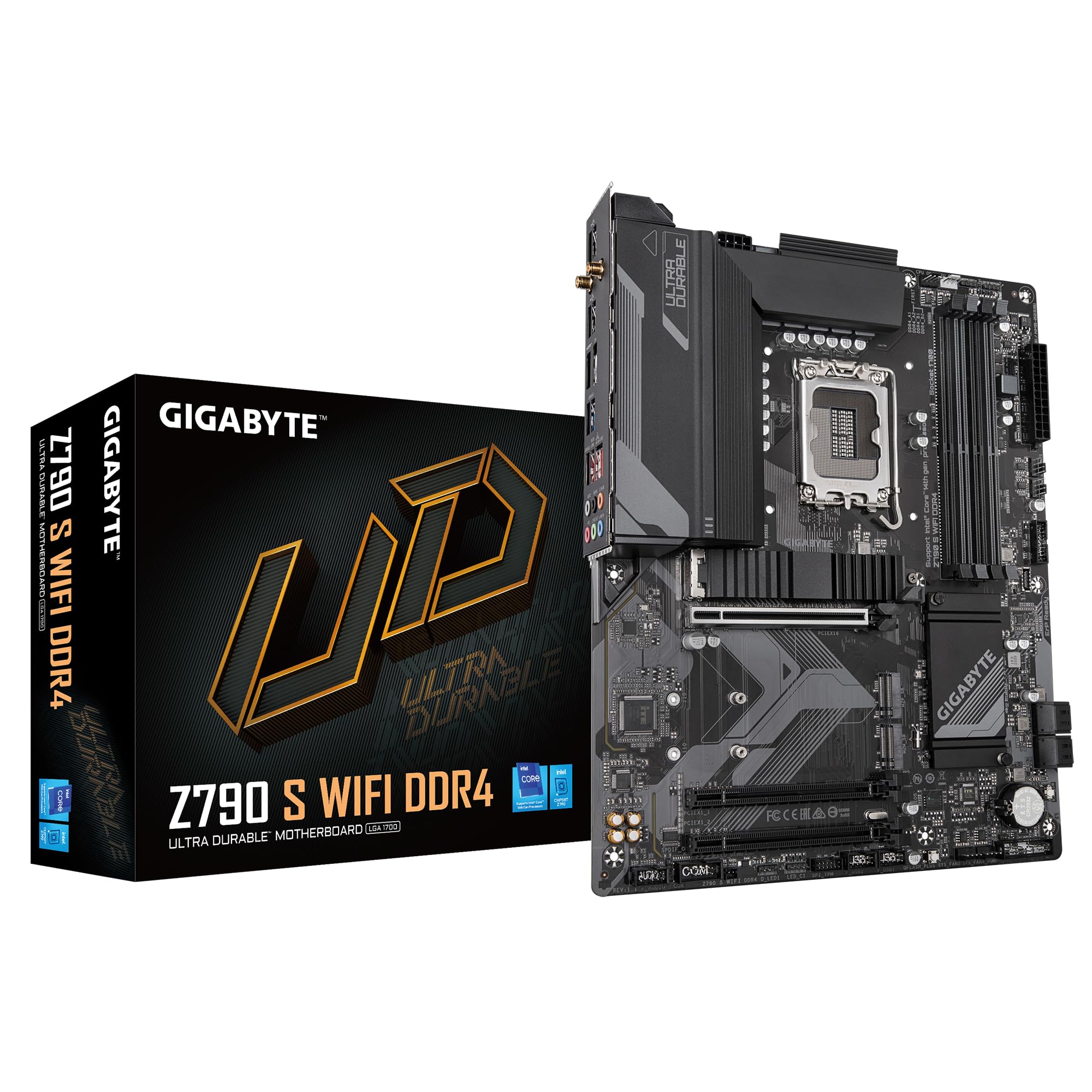 GIGABYTE Z790 S WiFi DDR4 LGA 1700 Intel Z790 ATX Motherboard with DDR4 ...