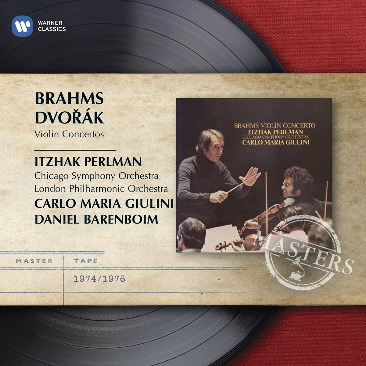 Johannes Brahms, Itzhak Perlman - Violin Concertos - Amazon.com Music