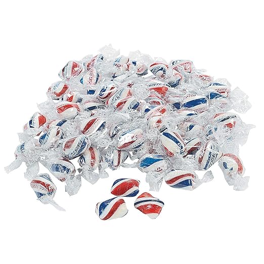 Amazon.com : USA Red, White and Blue Twist Mints (172 Individually ...