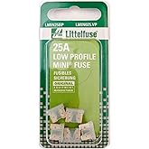 Amazon.com: Littelfuse LMIN015.VP MINI Low Profile 15 Amp Carded Blade Fuse, (Pack of 5) : Tools ...