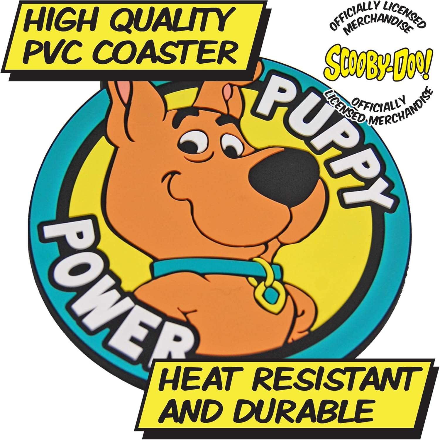 Scrappy-Doo PVC Coaster, Puppy Power: Amazon.co.uk: Kitchen & Home