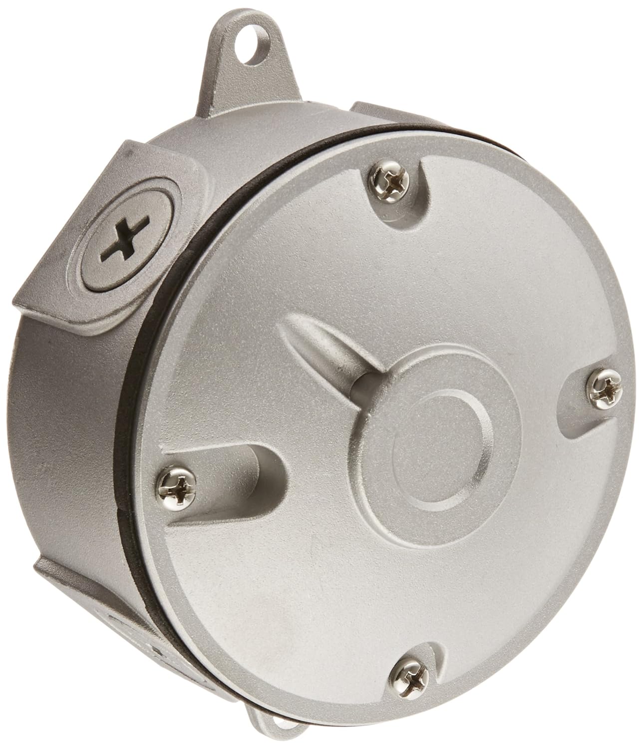 RAB Lighting VXJ Weatherproof Round Box with Blank Cover, Aluminum, 1/2 ...