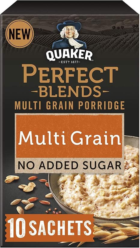 Quaker Oats Perfect Blends Multigrain Porridge, 10x32.1g: Amazon.co.uk ...
