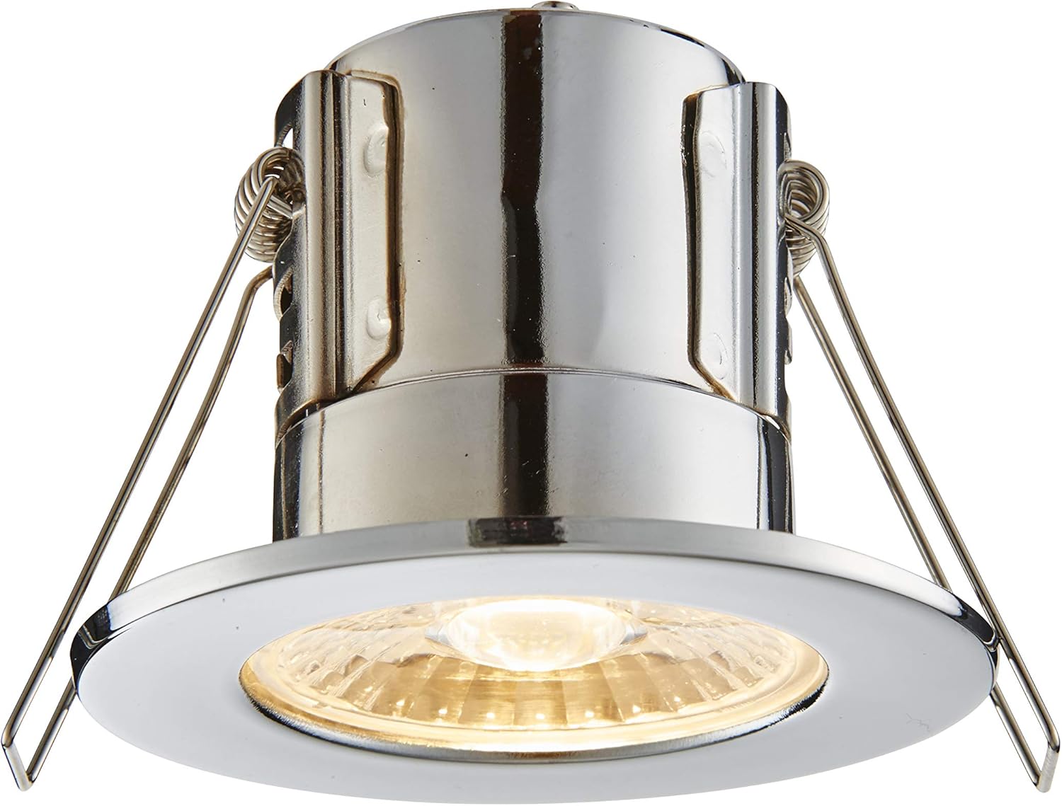 Poole Lighting CosmosEco 4w LED Warm White Fire Rated Chrome Bathroom ...