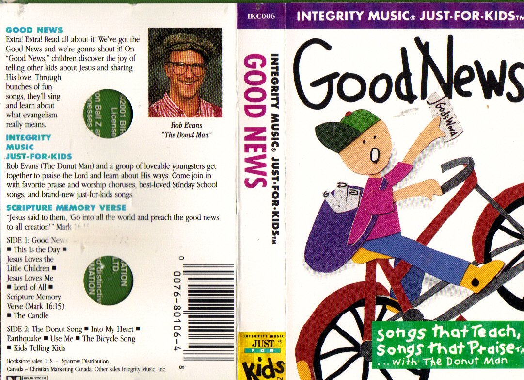 The Donut Man, Various Artists - Good News - Songs That Teach, Songs ...