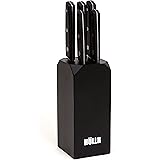 Amazon.com: HULLR 30-Piece Kitchen Utensils and Knife Block Set, All ...