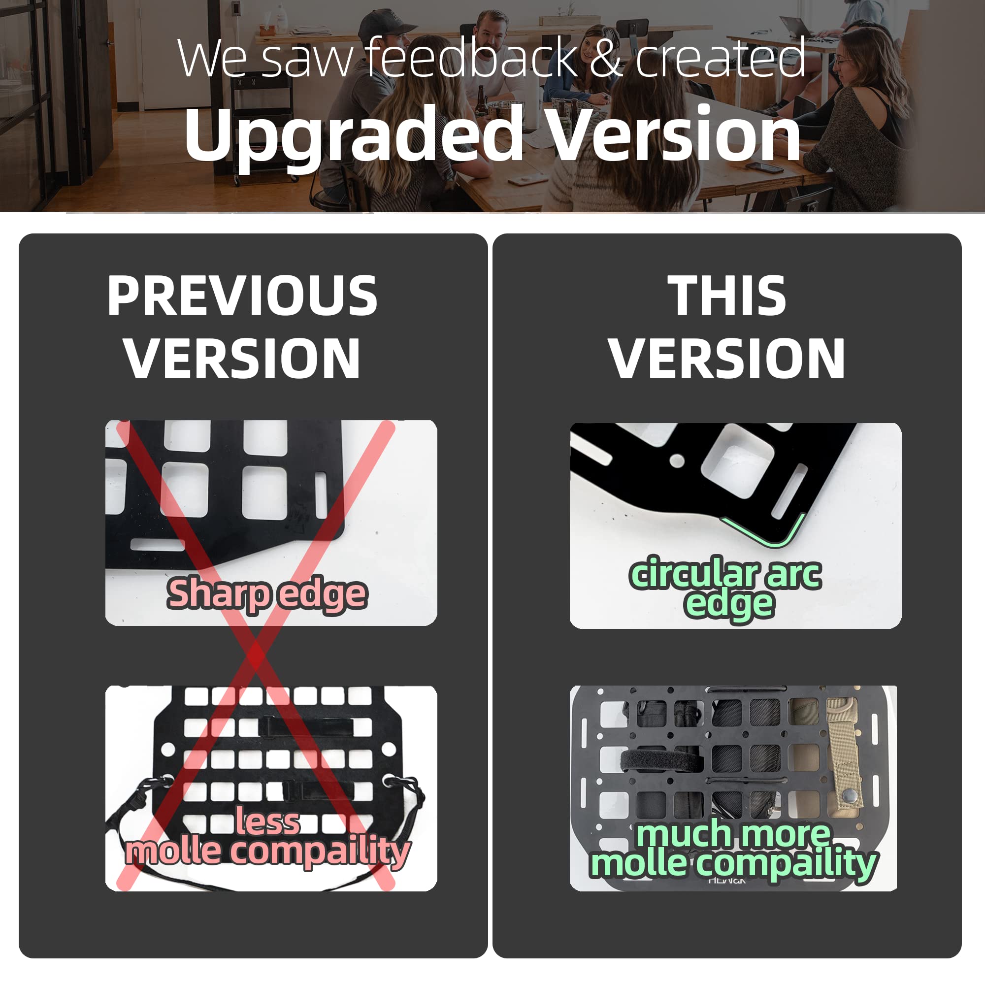 Mua Rigid Molle Panels for Vehicles - Heavy-Duty Aluminium Alloy ...