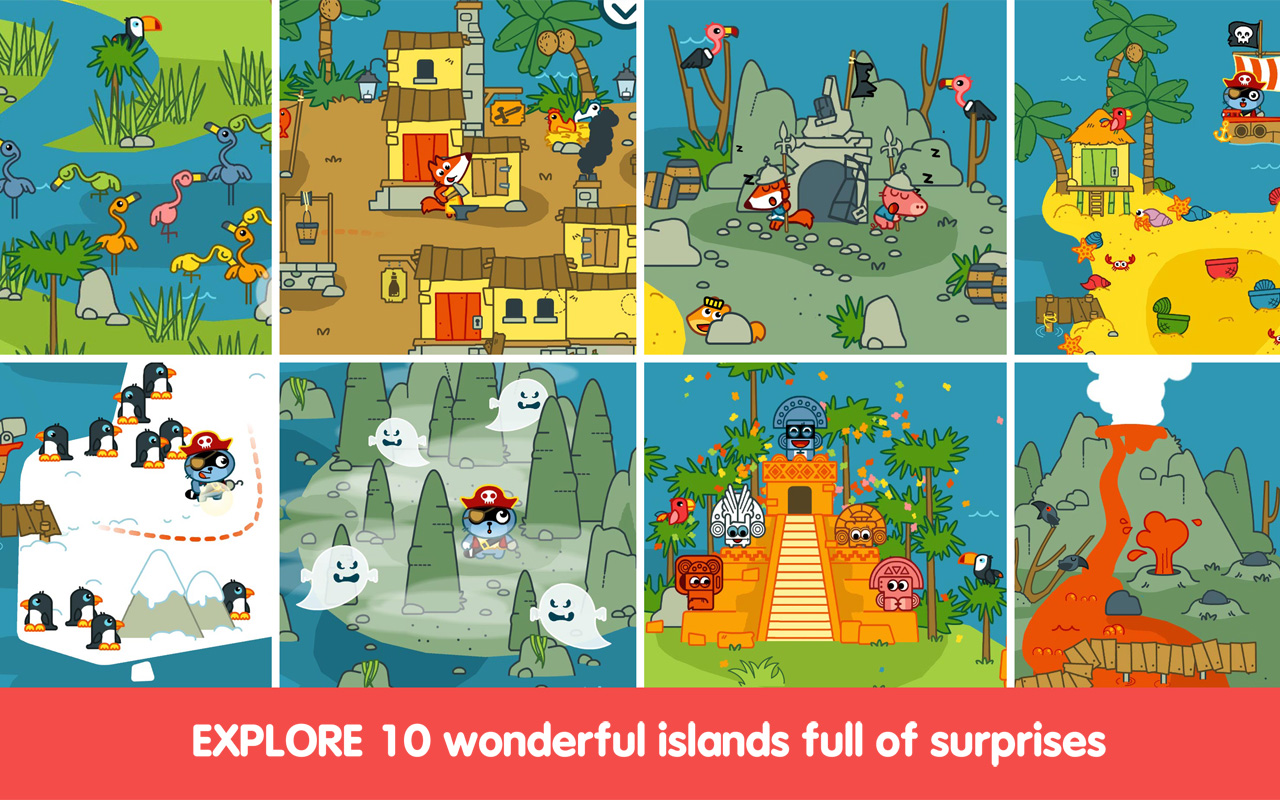 Pango Pirate : adventure and treasure hunt game for kids 3-8:Amazon.co ...