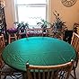 Amazon.com: WalterDrake Felt Game Tablecover Round : Toys & Games