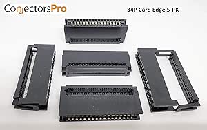 Amazon.com: PC Accessories 5-Pack 34 Pins 2.54mm IDC Card Edge ...