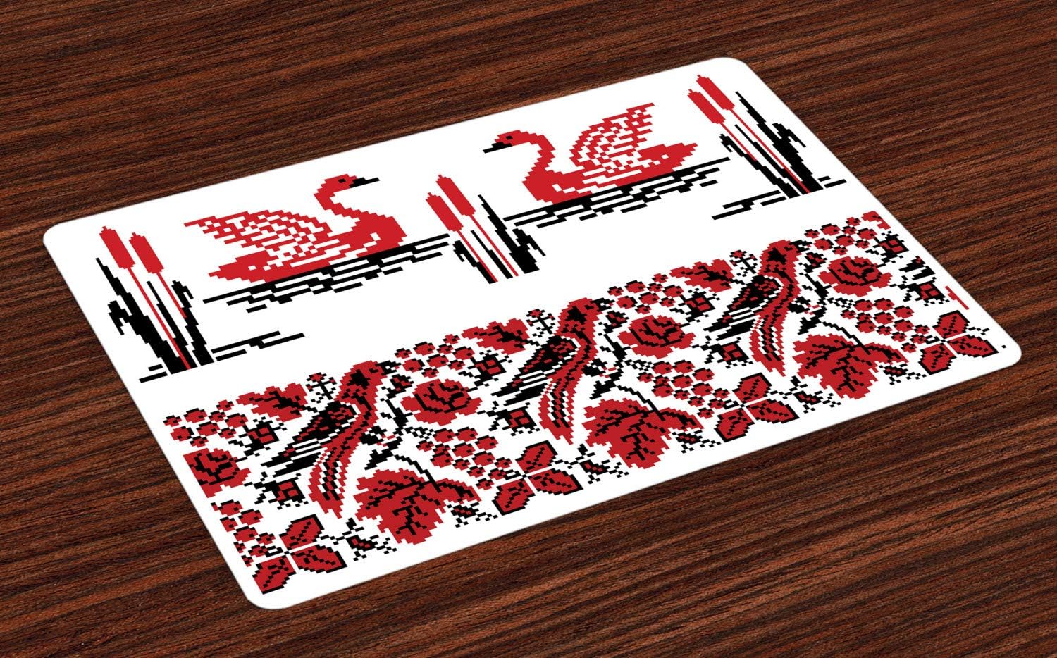 Amazon.com: Lunarable Ukrainian Place Mats Set of 4, Eastern European ...