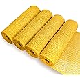 Amazon.com: Yellow Poly Burlap Mesh 10 inches, 15 Feets Each, Yellow ...