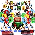 Amazon.com: Birthday Party Decorations, Cartoon Party Supplies Include ...
