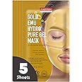 Amazon.com : Purederm Gold Emu Hydro Pure Gel Mask (5 Pack) Hydrogel ...