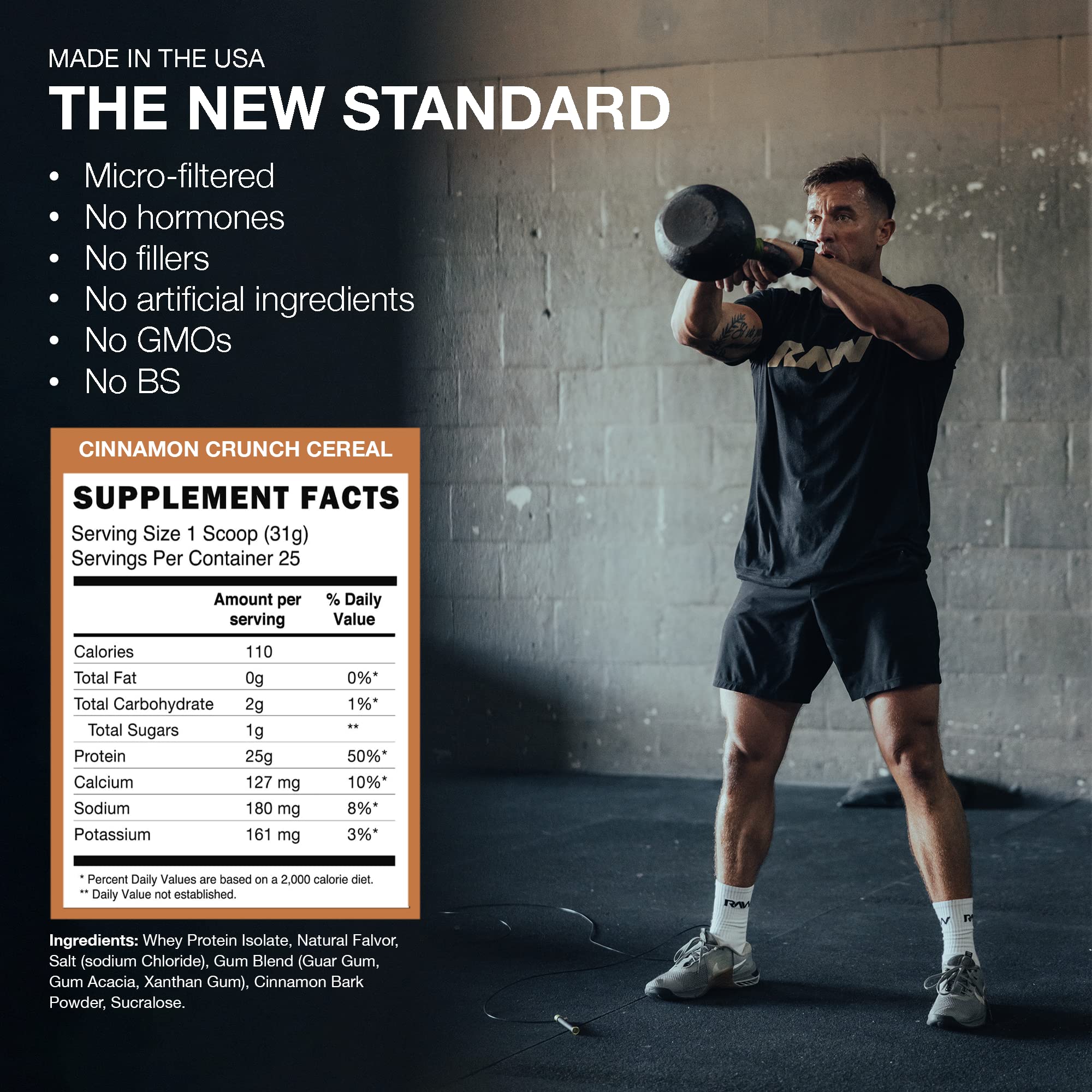 Mua RAW Whey Isolate Protein Powder, Cinnamon Crunch (CBUM Itholate ...