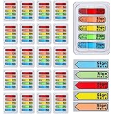 Amazon.com: Sign Here Tabs, 2400 Pcs/ 24 Packs Sign Here Sign Date ...