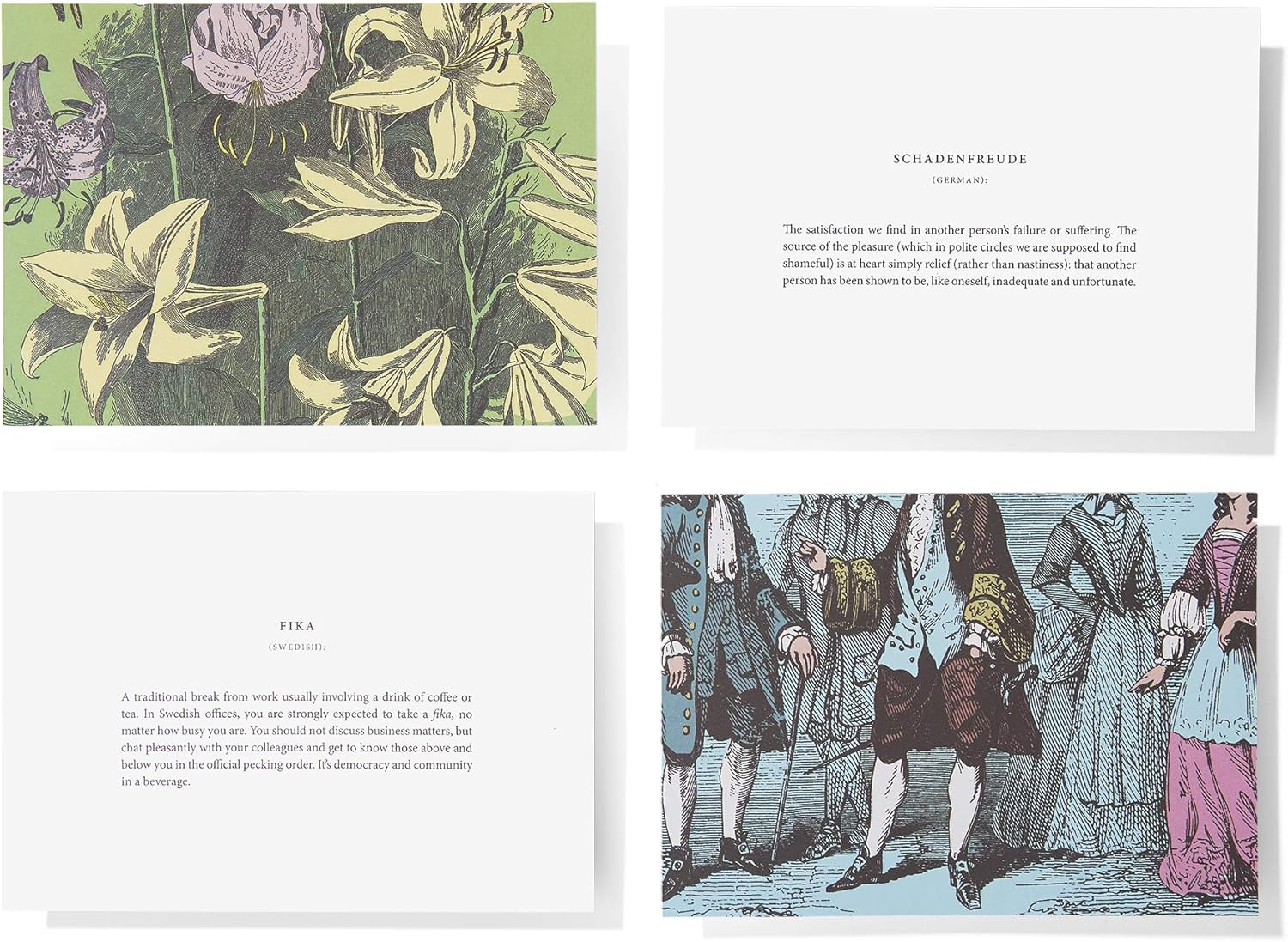 The School of Life – Untranslatable Words – 20 Cards with ...
