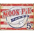 Amazon.com: Desperate Enterprises Moon Pie - American Tin Sign ...