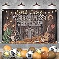 Amazon.com: Western Party Decorations, 1Pcs Wild West Yee Haw Banner ...