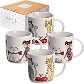 Amazon.com: SPOTTED DOG GIFT COMPANY Dog Coffee Mug Set, Cute Mugs 12 ...