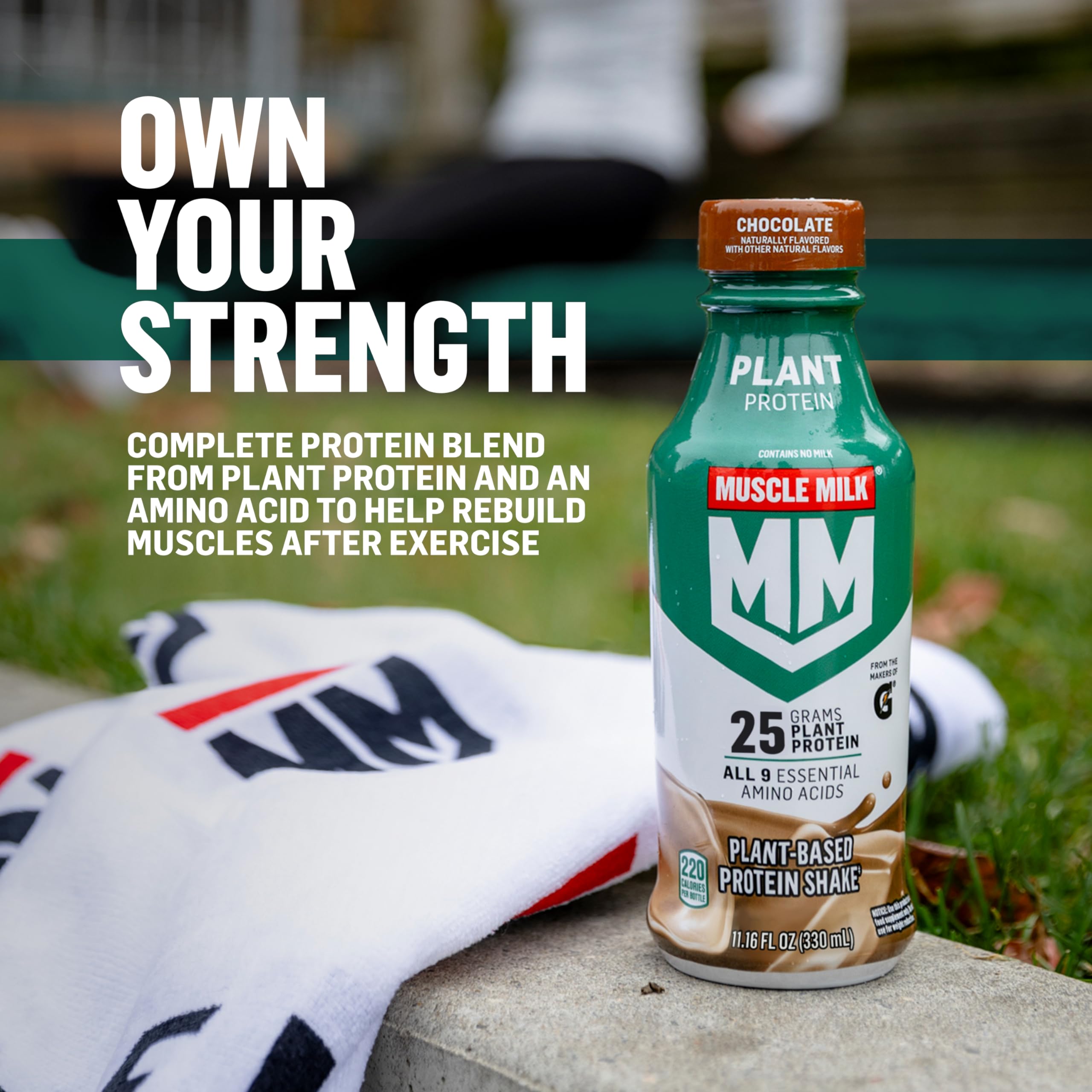 Mua Muscle Milk Plant Based Protein Shake, Chocolate, 11.16 Fl Oz (Pack ...