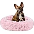 Amazon.com : PetAmi Calming Dog Bed for Small Medium Dog Cat, Round ...