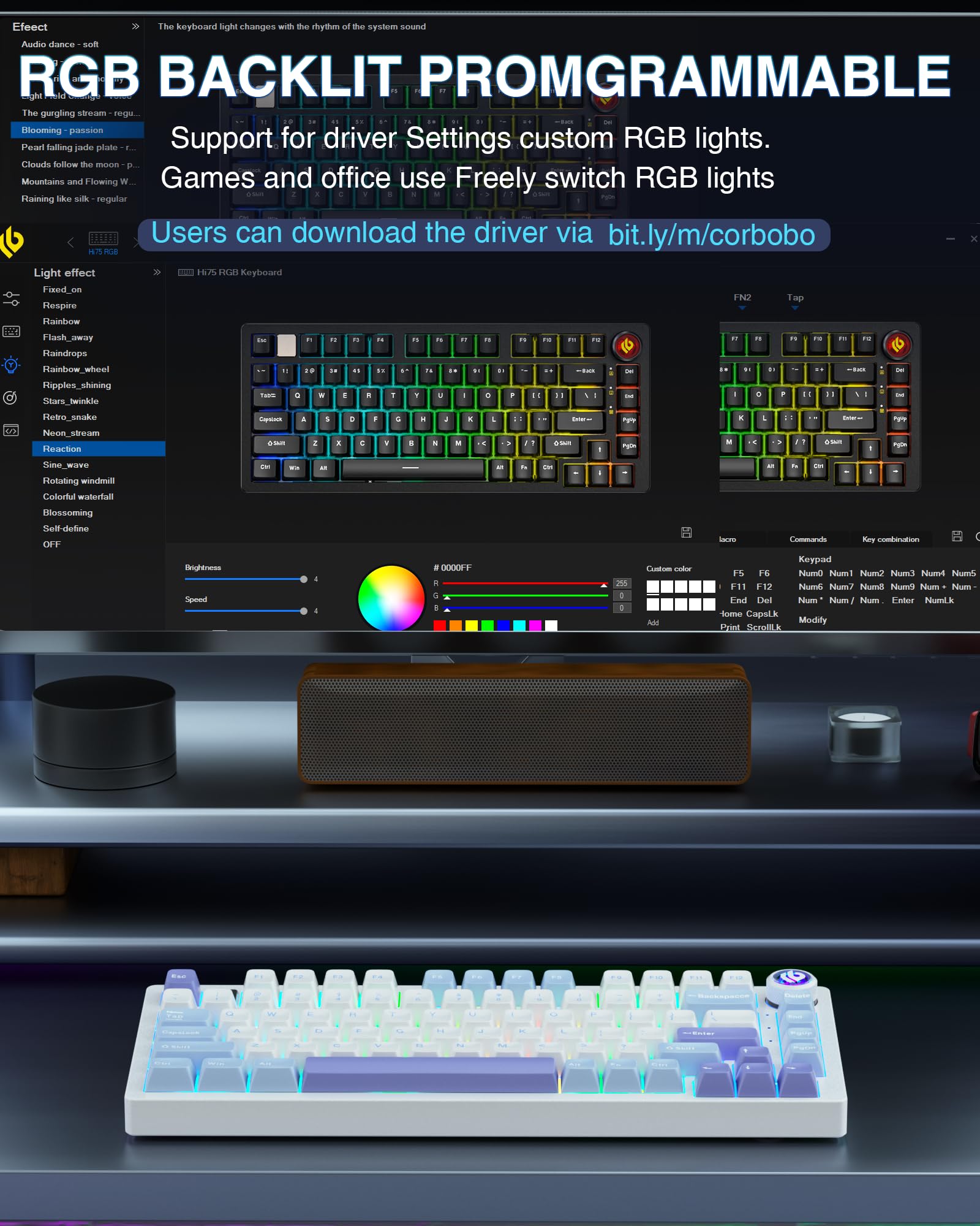 Mua x LEOBOG Hi75 Wired Mechanical Gaming Keyboard, Aluminum Creamy ...