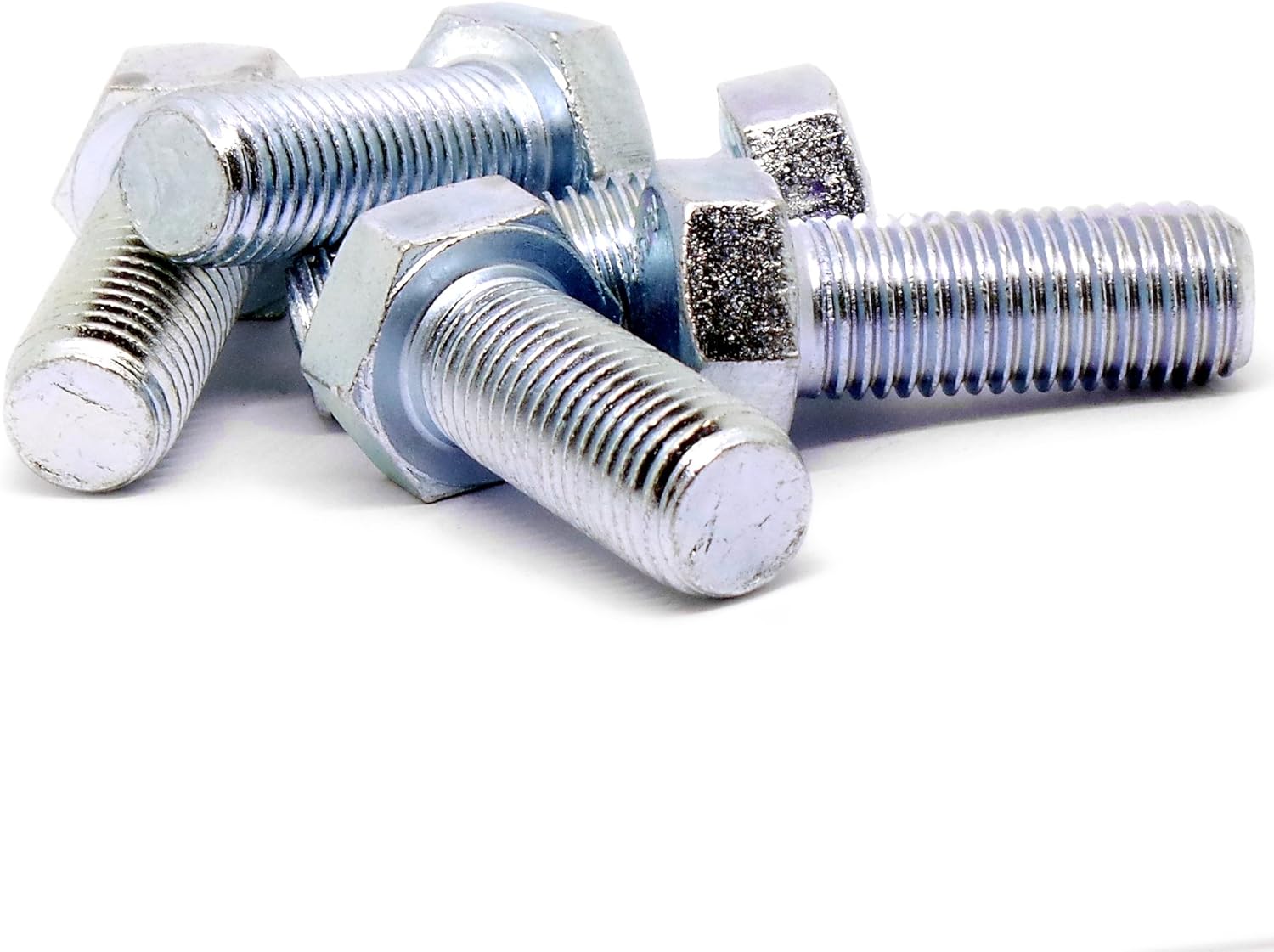 M16 (16mm x 40mm) Hex Bolt (Fully Threaded Setscrew) – Steel (Pack of 4 ...