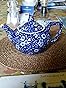 Burleigh Dark Blue Calico Teapot Small : Amazon.co.uk: Home & Kitchen