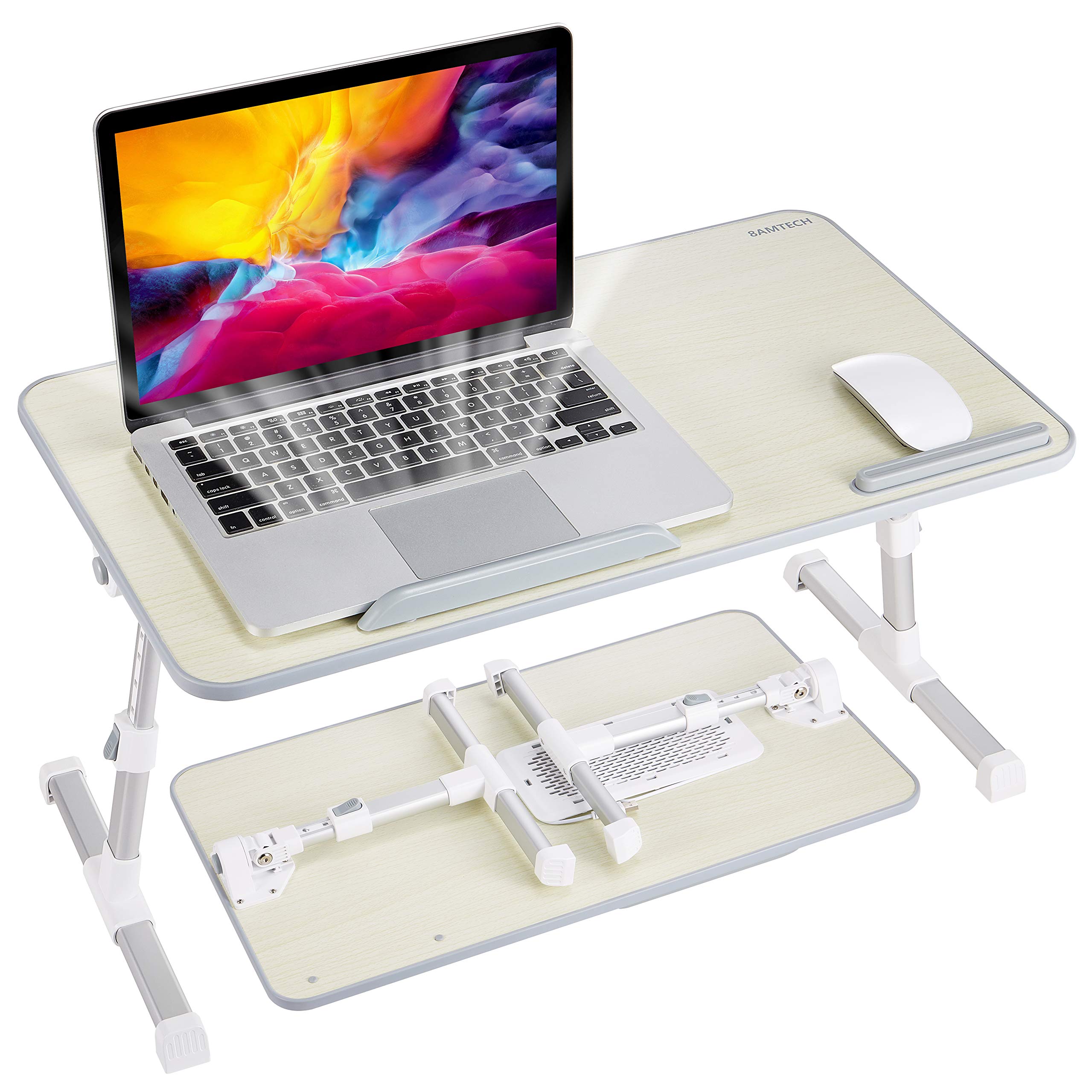 Mua Lap Desk for Laptop, 8AMTECH Lap Desk Ajustable Laptop Table with ...