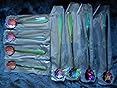 Amazon.com: SelfTek 8Pcs Rainbow Flower Spoon Set, 2 Different Size ...
