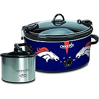 Amazon.com: Crock-Pot Denver Broncos NFL Cook & Carry Slow Cooker with ...