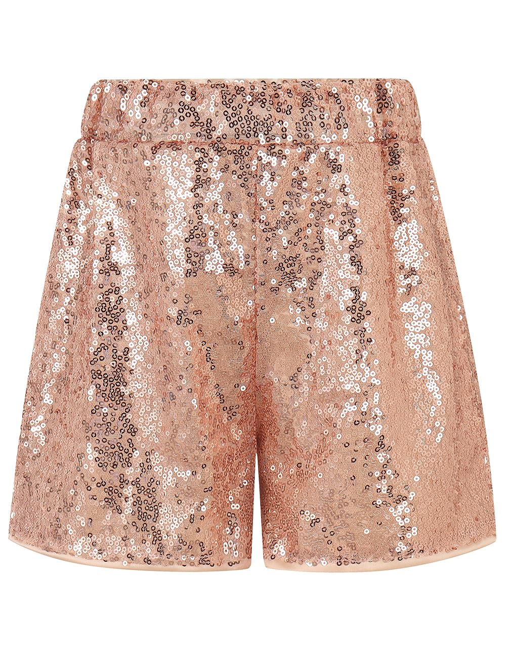 Noomelfish Girls Sparkly Sequin Shorts Elastic Waist Glitter Party ...