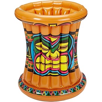 Amazon.com: Beistle 50257 Inflatable Tiki Cooler, 22 by 25-Inch: Toys ...