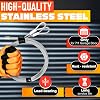 Garage Door Cables for 7 ft Door – 8 ft 6 inch Long, Heavy-Duty Steel ...