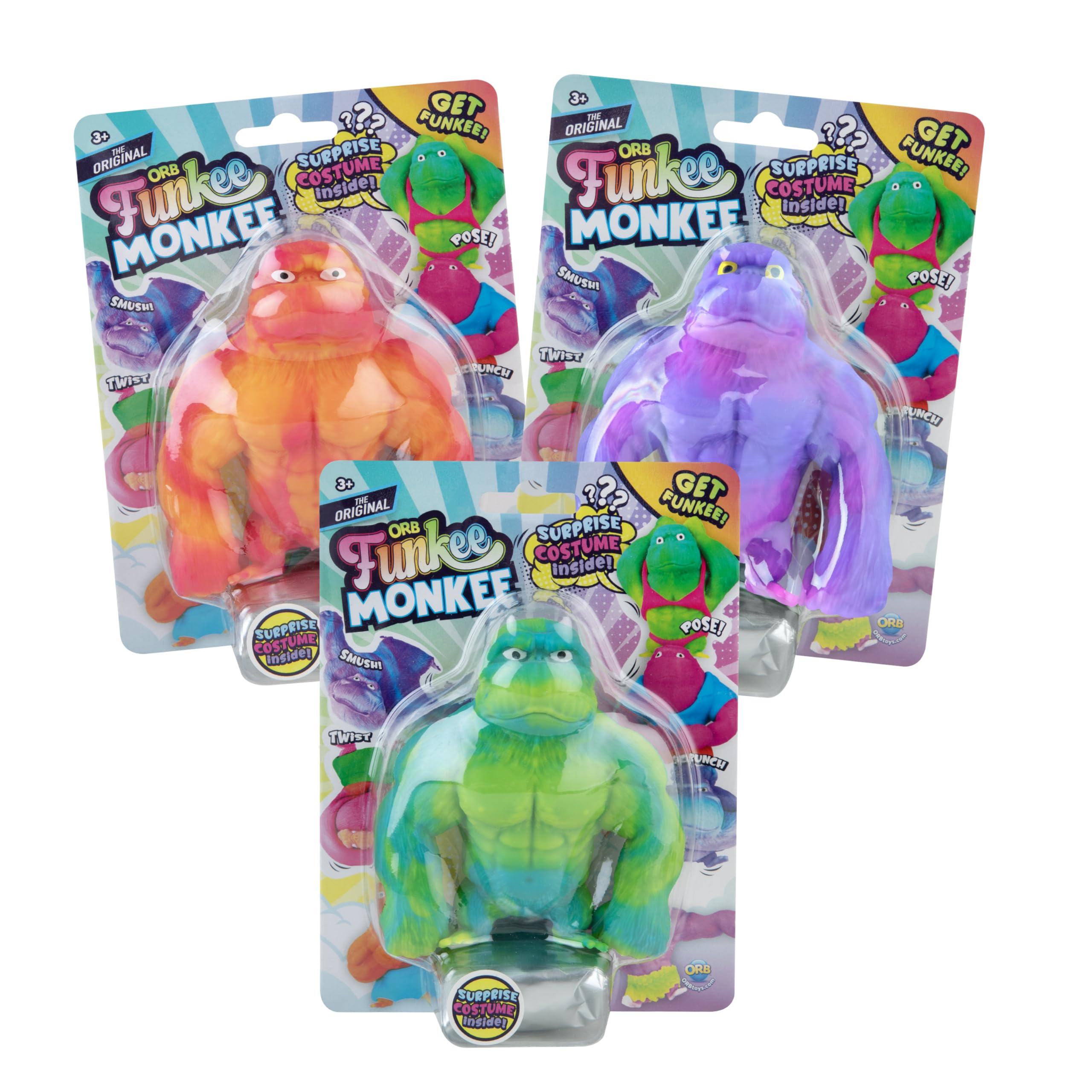 ORB Funkee Monkee Mega Surprise 3 Pack - These Funny Monkeys are ...