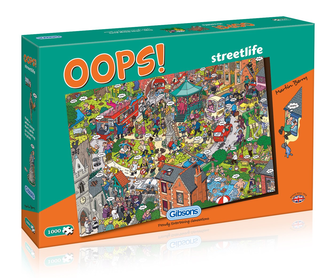 Gibsons Oops! Street Life Jigsaw Puzzle, 1000 piece: Amazon.co.uk: Toys ...