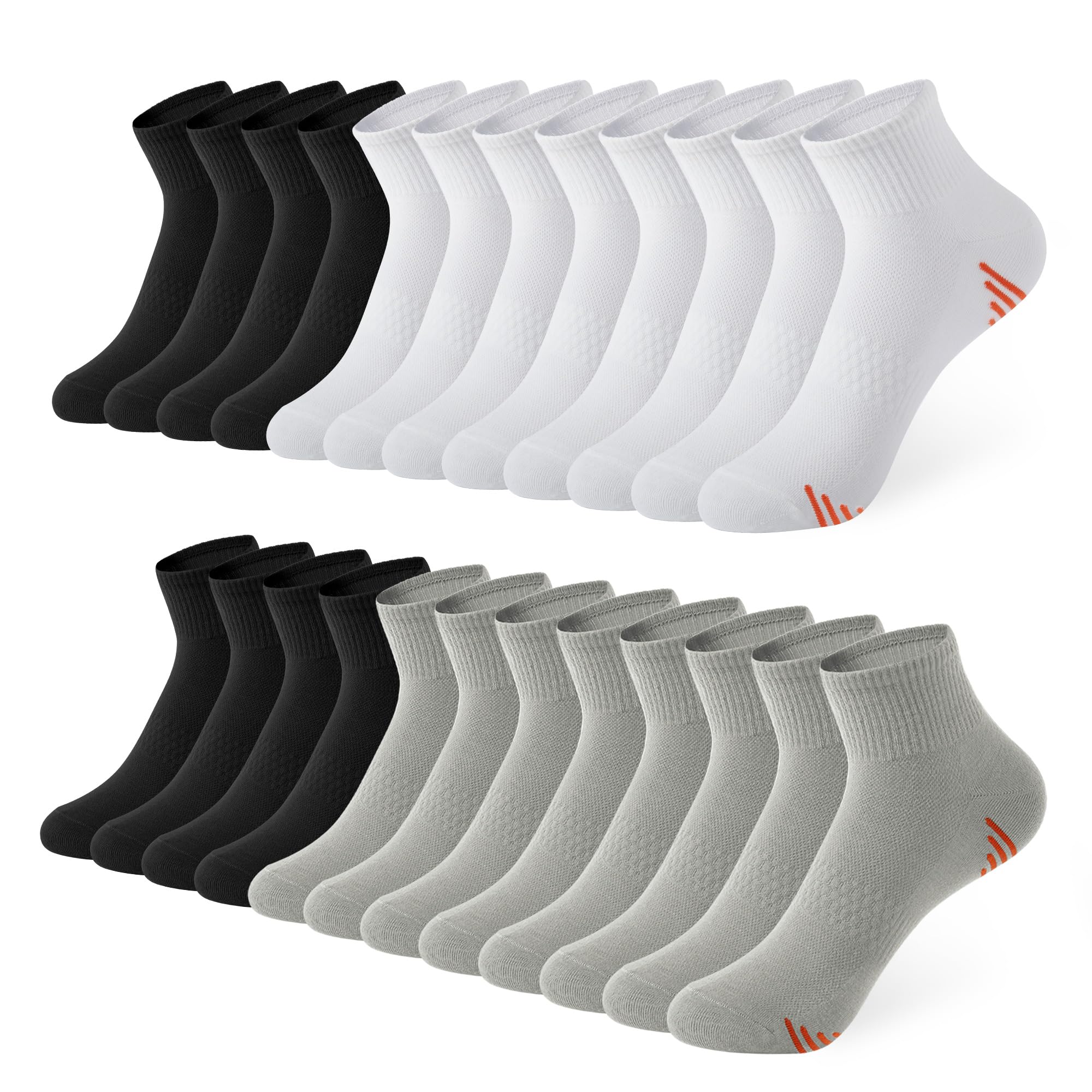 Honeysea Crew Socks for Women - Ankle Socks for Women Running Socks ...