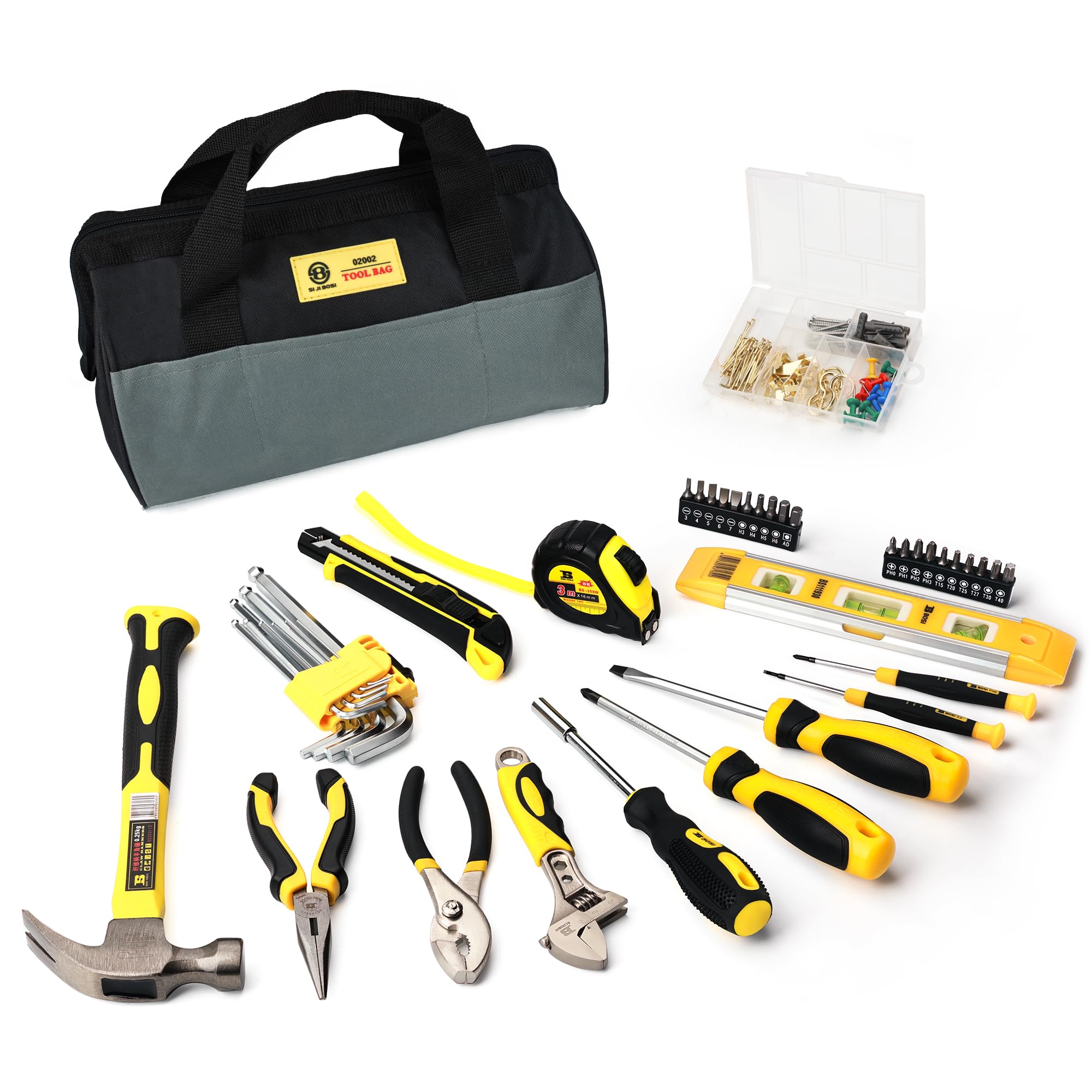 Mua B Bosi Tool 142 Piece Tool Set With Bag Home Repairing Tool Kit ...