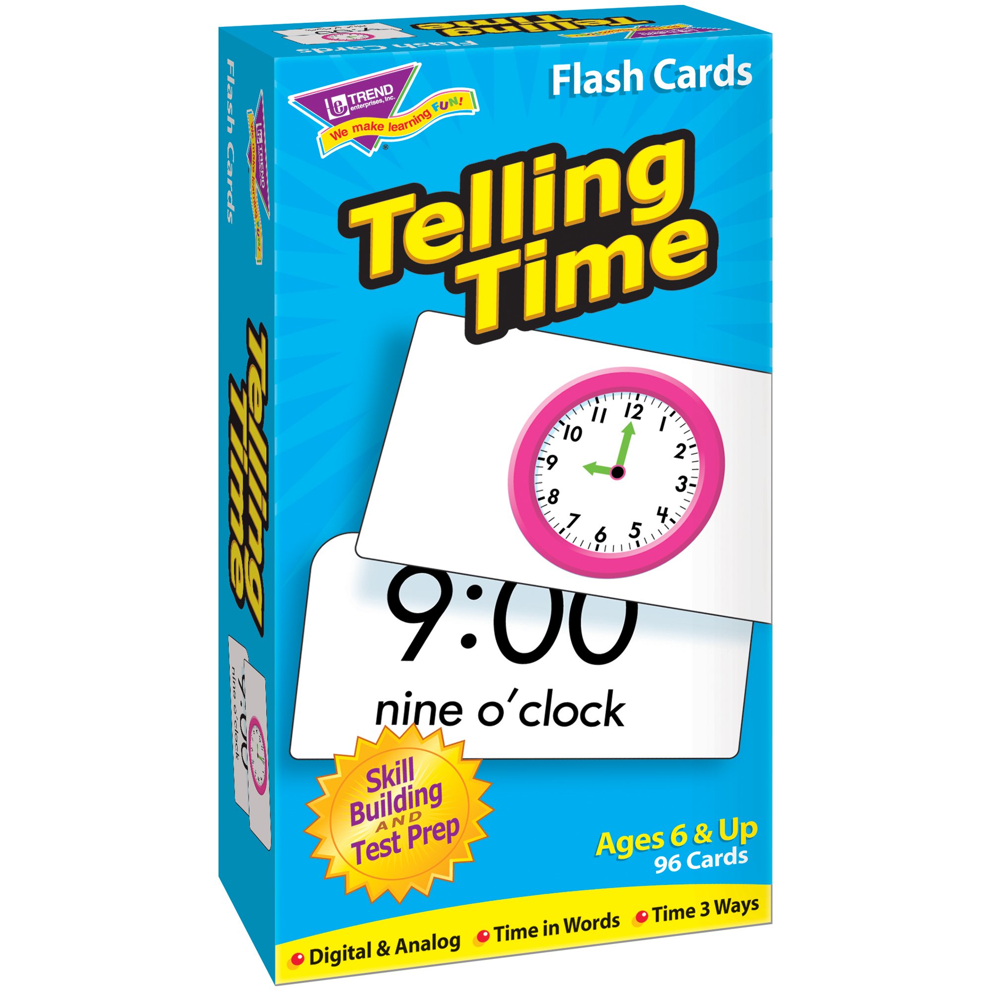 Mua Telling Time Flash Cards trên Amazon Nhật chính hãng 2024 | Fado