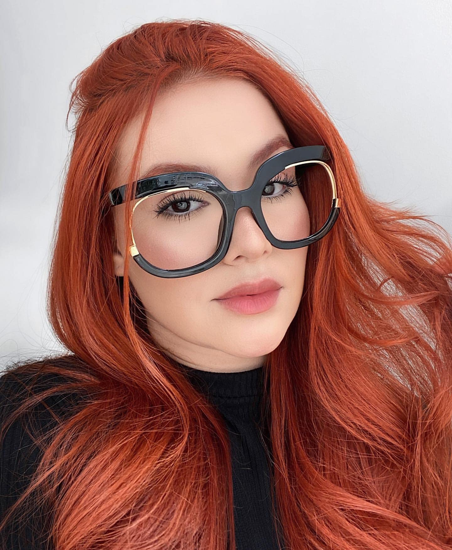 Mua Rmerom Blue Light Blocking Oversized Glasses Stylish Fake Round ...
