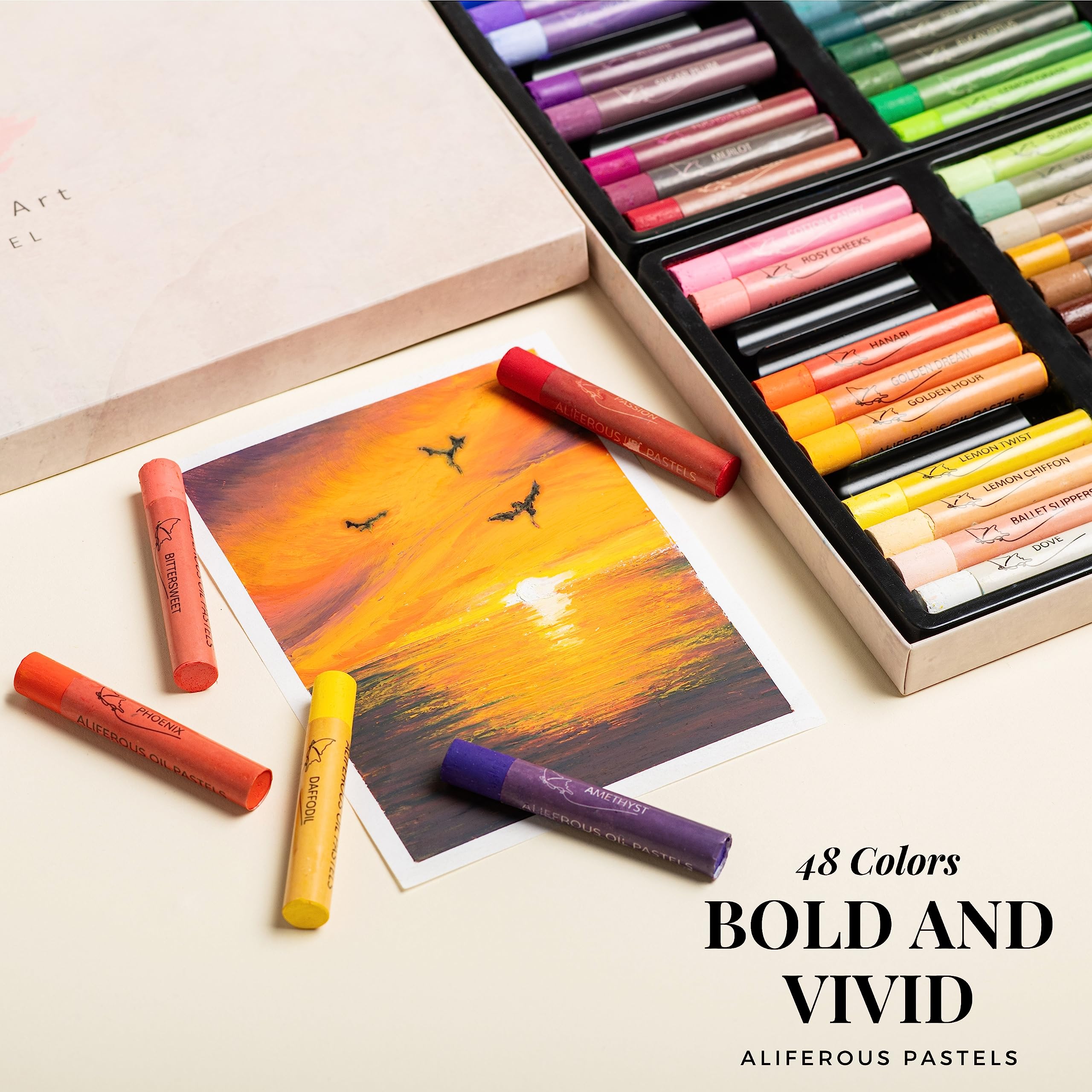 Mua Oil pastels for artists - 48 soft pastels for artists - oil pastel ...
