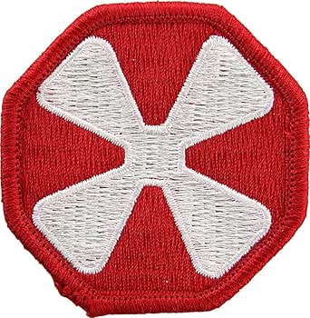 Amazon.com: 8th Army Patch Full Color: Clothing