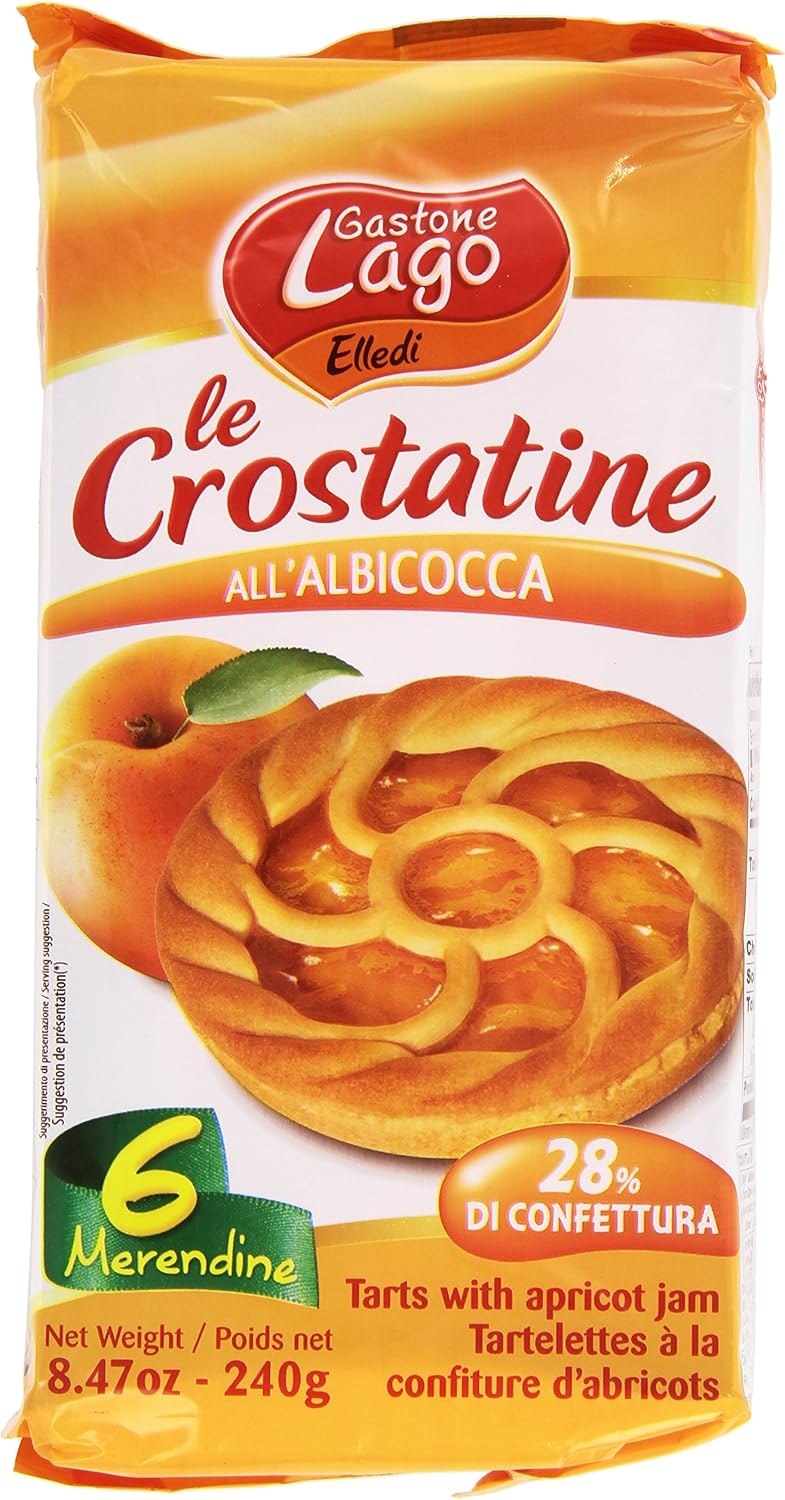Gastone Lago - Crostatine, all'Albicocca - 240 g: Amazon.it: Alimentari ...