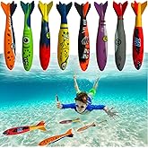 Amazon.com: 30 Pieces Underwater Swimming Throwing Diving Torpedo Shark ...