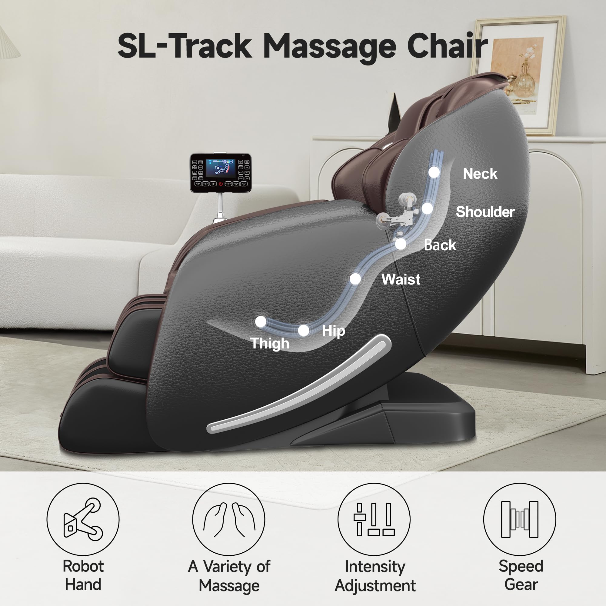 Mua Real Relax Massage Chair Favor-06, Full Body Zero Gravity SL-Track ...