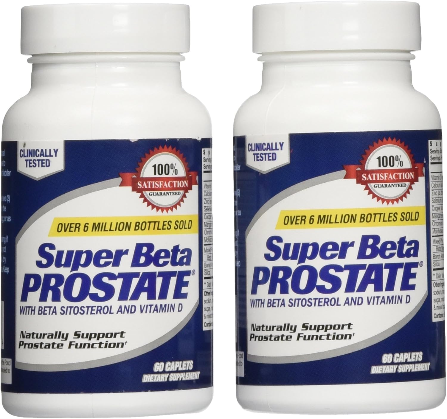 New Vitality Super Beta Prostate - 60 Caplets (Pack of 2): Amazon.es ...